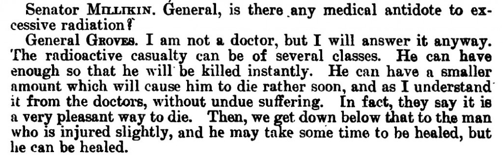 Who knew about radiation sickness, and when? | Restricted Data